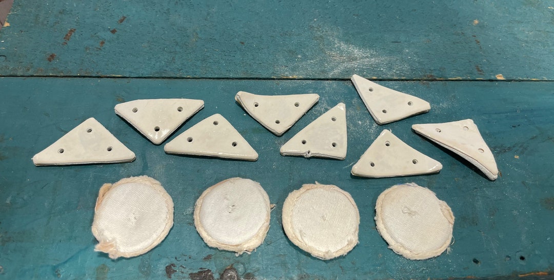 Antique Handmade Tailors Weights, Clay Weights, Sewing, Quilting ...