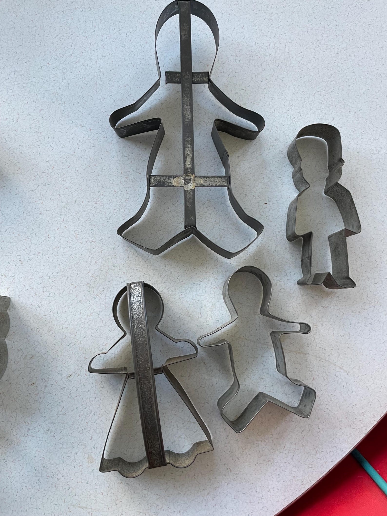 Vintage Metal Cookie Cutters, Gingerbread Men, Christmas Cookies, Cooky ...