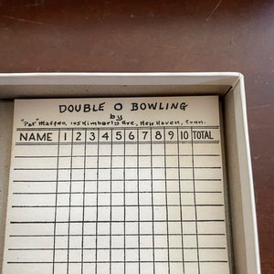Vintage Bowling Board Game, Carnival Prize, Double O Bowling, Savin ...