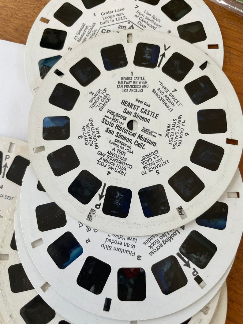 Viewmaster Reels A Reels Reels That Start With A Sawyer - Etsy