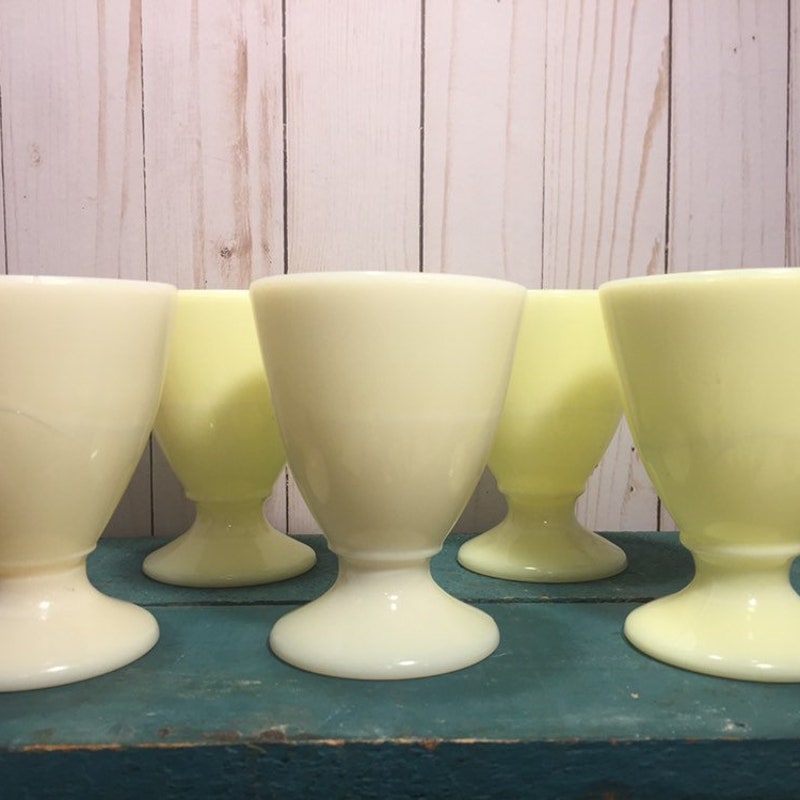 Yellow Milk Glass - Etsy