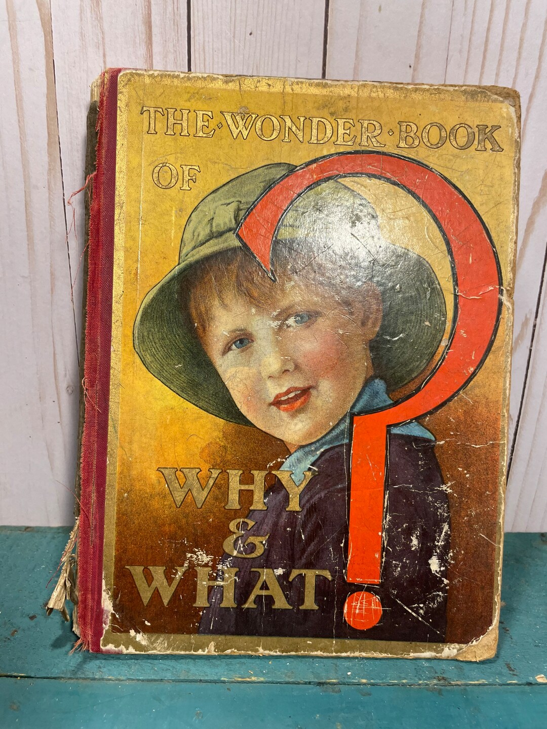 Antique Picture Book, British Children's Book, Wonder Book of Why and ...