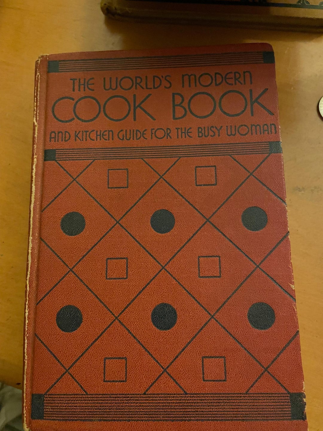 World's Modern Cook Book, 1932, Vintage Kitchen Collectible, Old ...