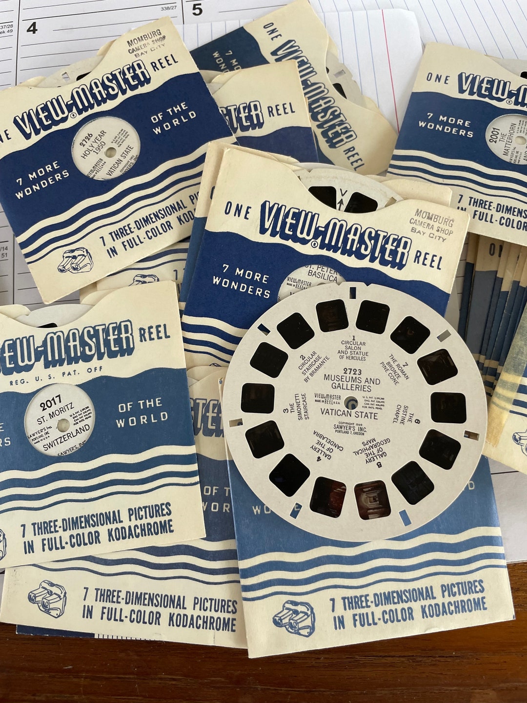 Vintage Viewmaster Reels, Buyers Choice, 2000-3999 Range, Foreign ...