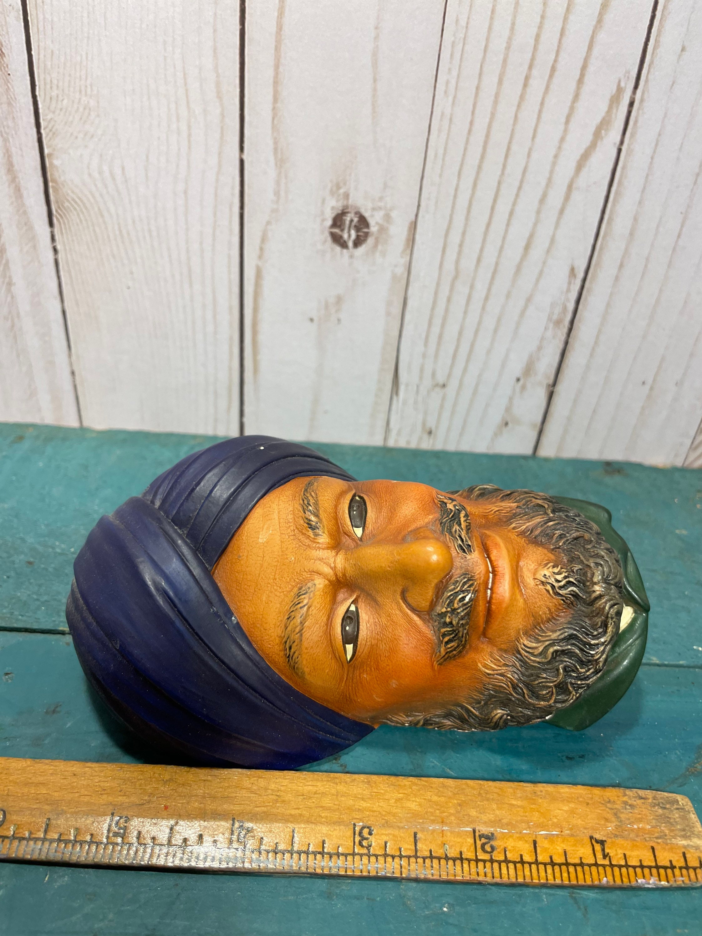 Vintage Bosson Chalkware Bust Wall Hanging Made in England - Etsy