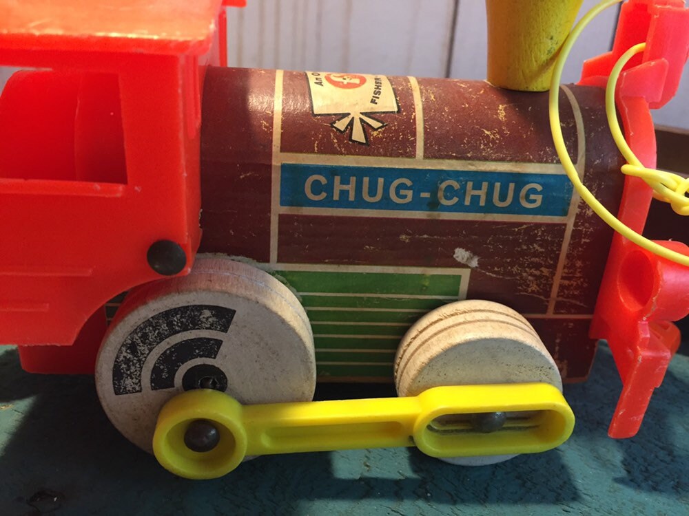 Vintage Toy Fisher Price Little People Chug Chug | Etsy