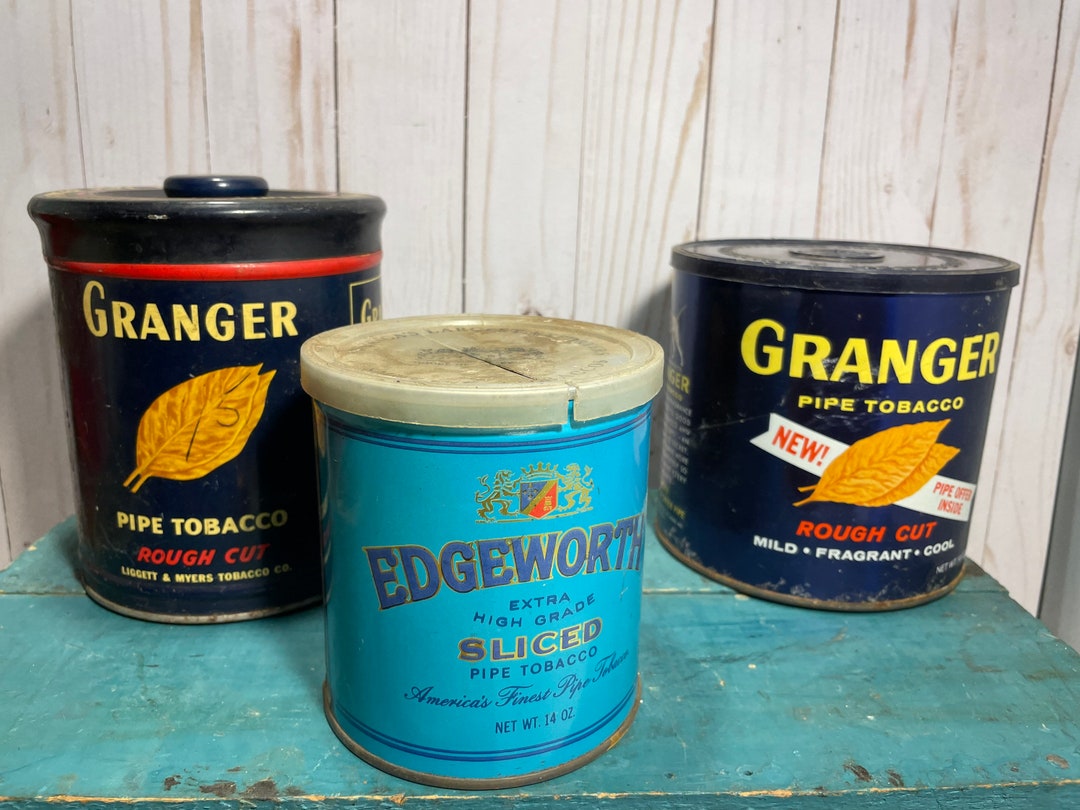 Vintage Tobacco Tins, Tobacciana, Grainger Advertising Ephemera, Man ...