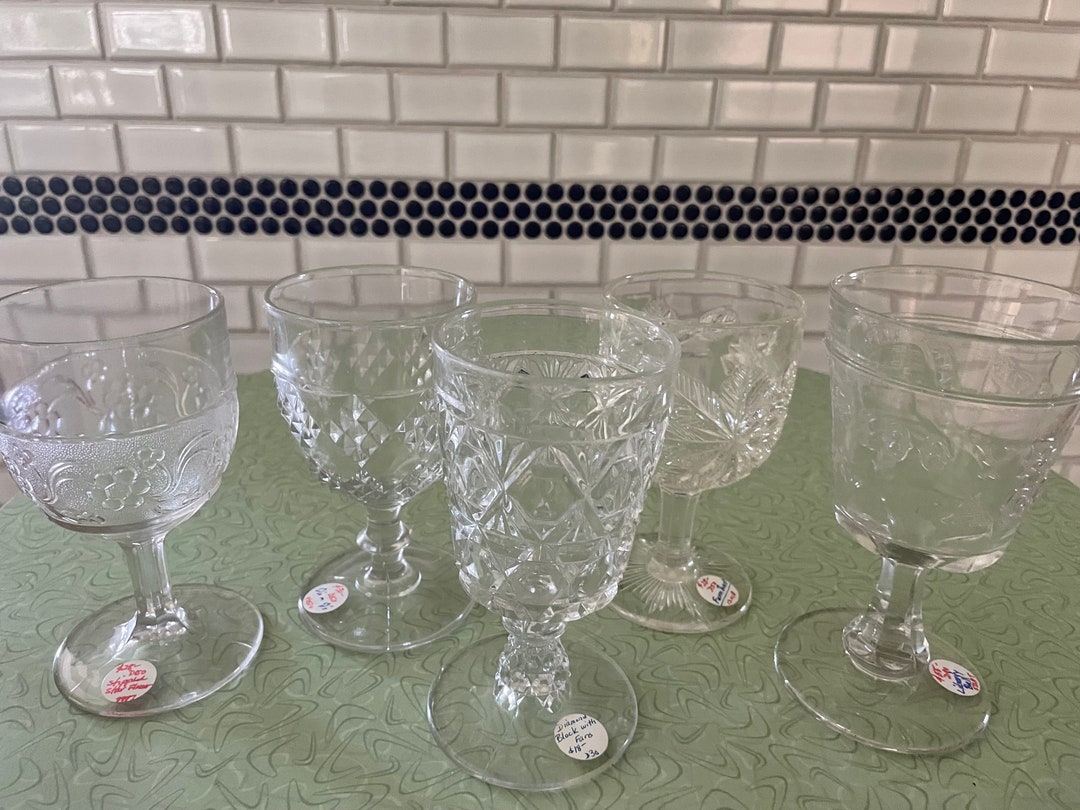 Antique Early American Pattern Glass EAPG Goblets, Buyers Choice - Etsy