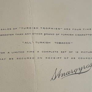 Antique Cigarette Tobacco Trading Cards, Turkish Trophies Beach Girls ...