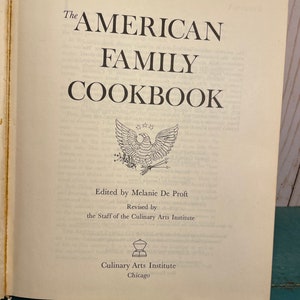 Culinary Arts Institute Cooking, American Family Cookbook, Cooking ...