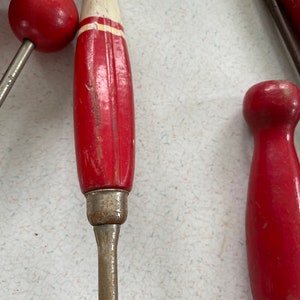 Vintage Red Handle Kitchen Hand Tools, Larger Sizes, Farmhouse Kitchen ...