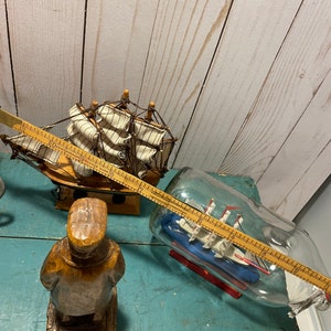 Nautical Themed Trinkets, Vintage Syroco Sea Captain Figurine, Shell ...