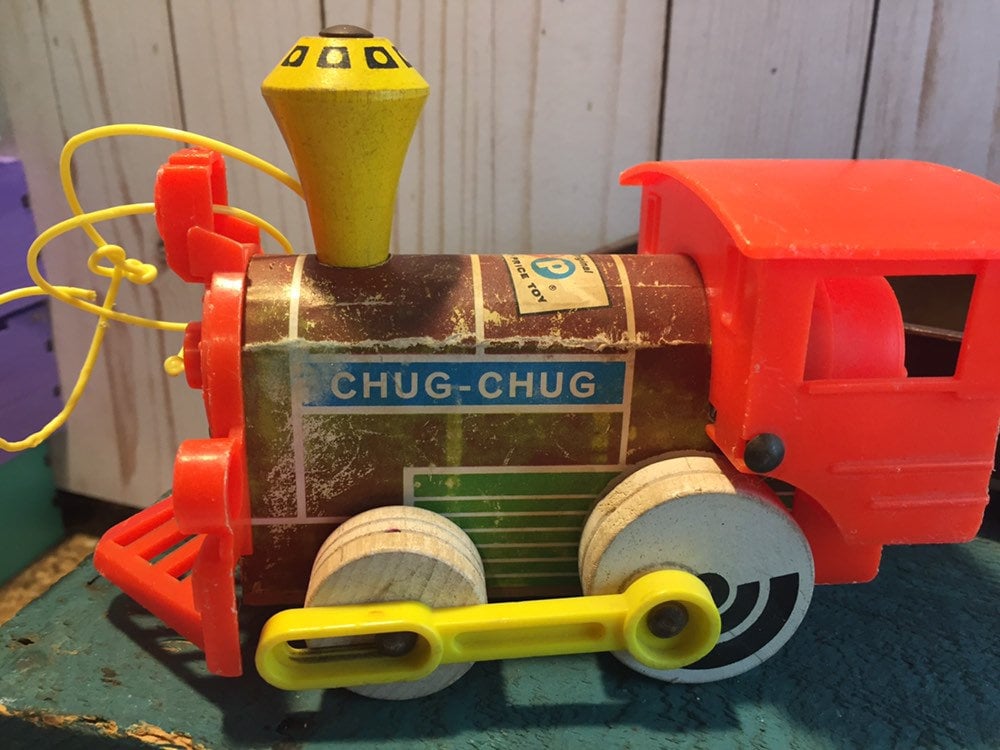 Vintage Toy Fisher Price Little People Chug Chug | Etsy