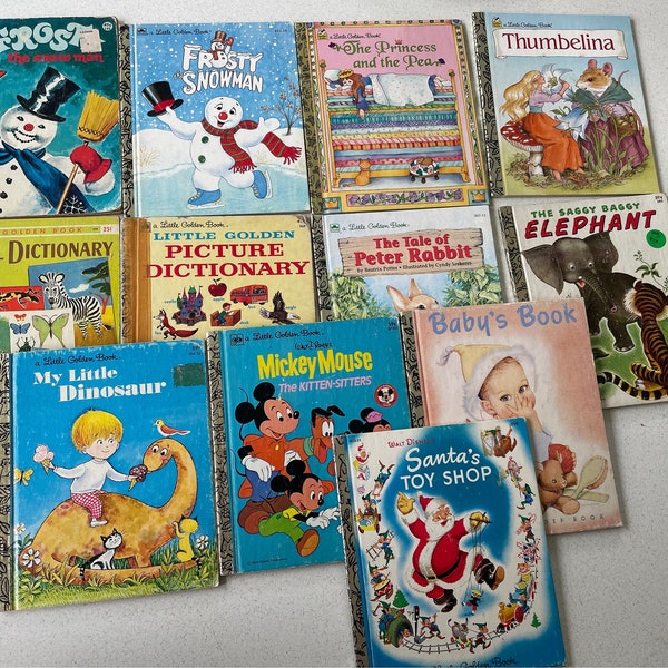 Golden Books Vintage - Etsy