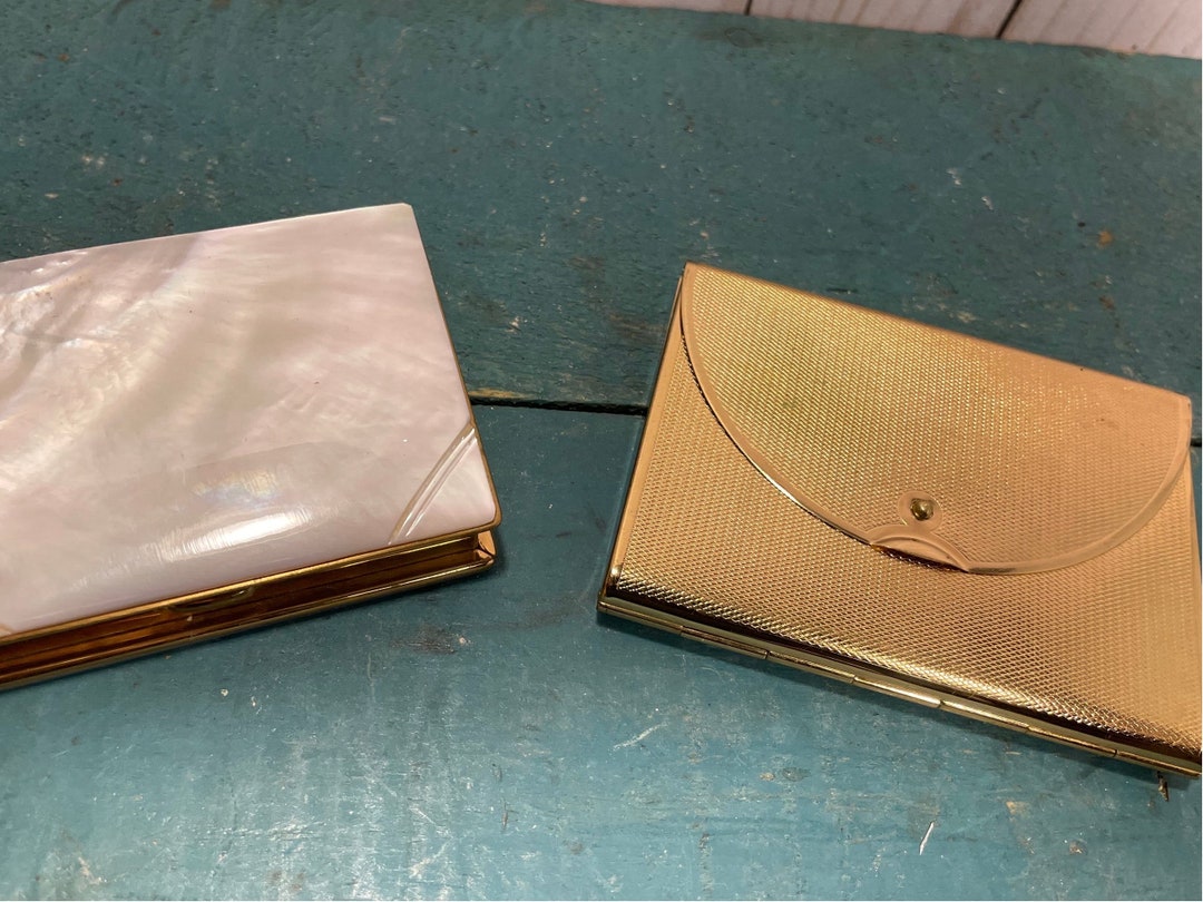 Vintage Compact, Vintage Mirror, MCM, Purse Mirror, Purse Accessory ...