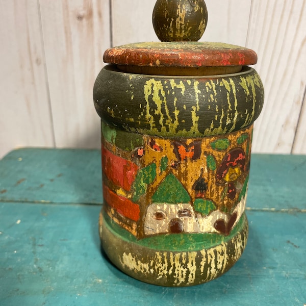 Antique Tea Caddy - Etsy
