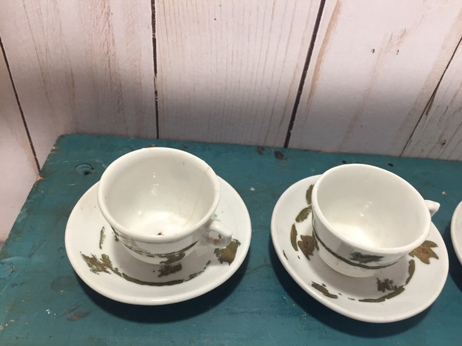 Victorian Toy Tea Set Doll Dishes Porcelain Tea Set Vintage - Etsy