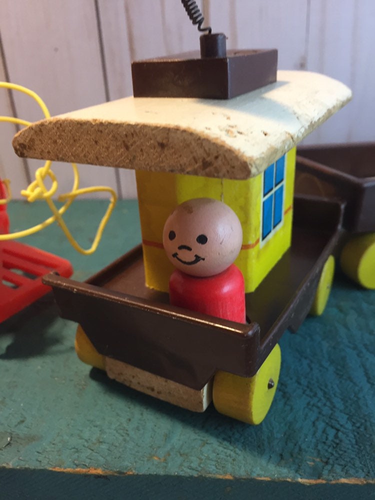 Vintage Toy, Fisher Price, Little People, Chug Chug Train,#168, Rare ...