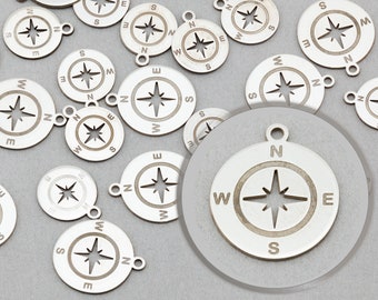 Compass pendant | Etsy