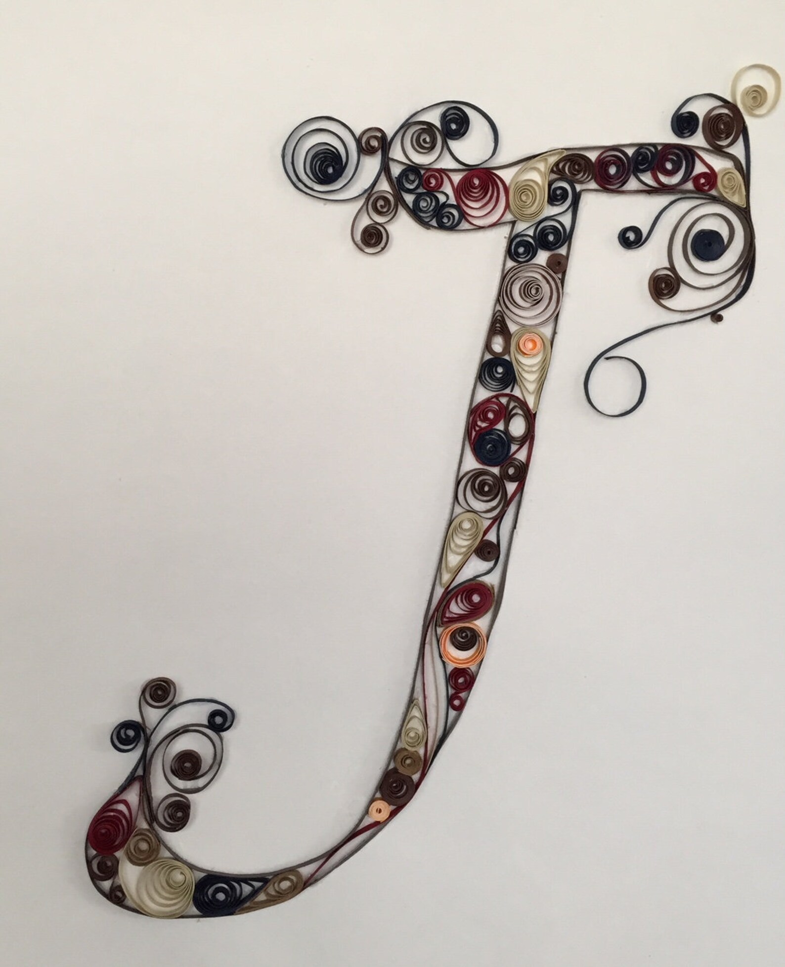 Custom 11x14 Quilled Monogram, Framed Letter - Etsy