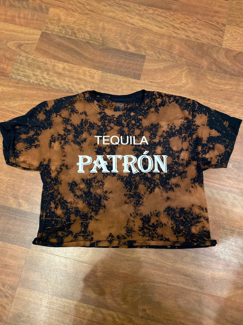 Patron Tequila Tee Retro Inspired T Shirt Cropped Tee Beer Inspired Tee ...