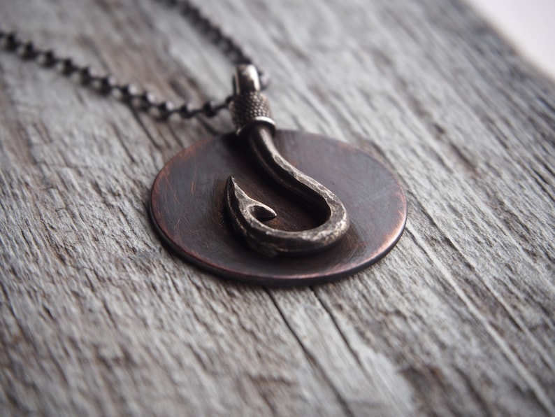 Hook Necklace Men, Boyfriend Necklace, Hike Lover Gifts, Husband, Dad ...
