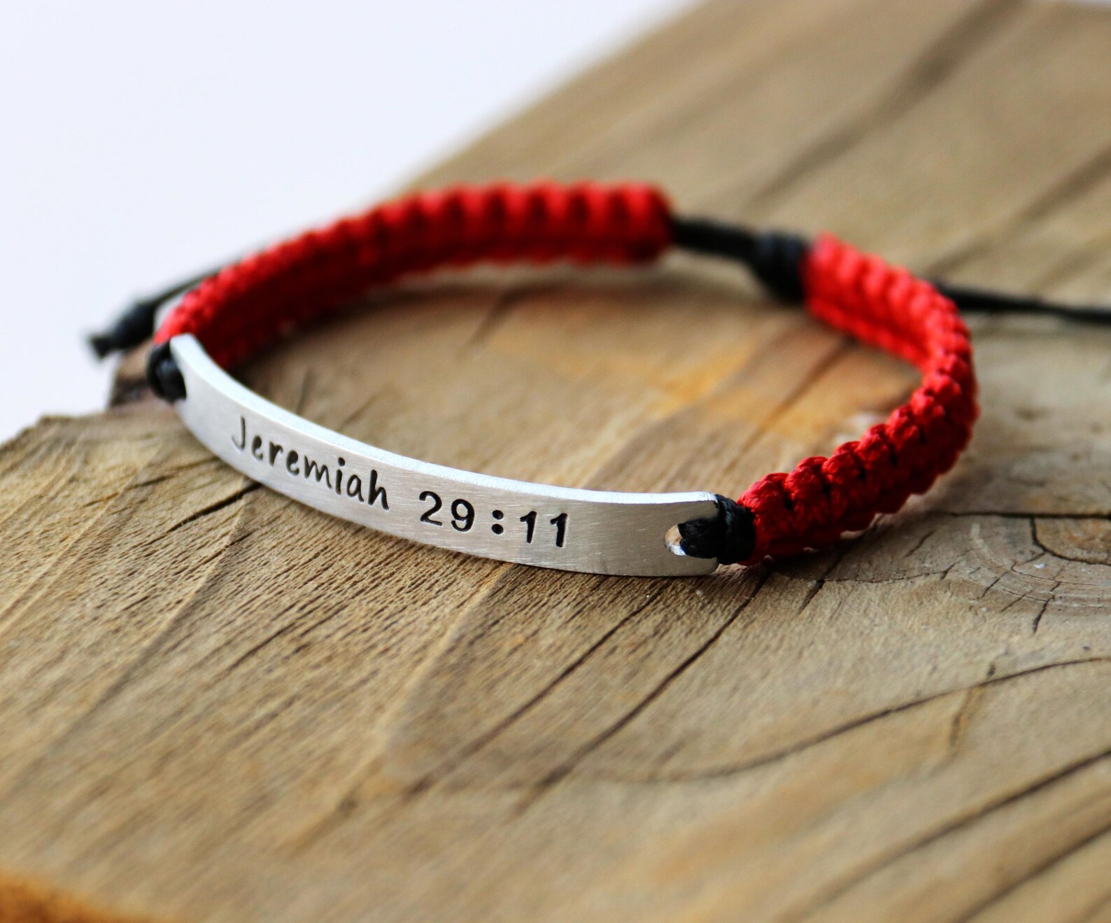 Bible Quote Bracelet • Personalized Baptism Bracelet • Bible Verse ...