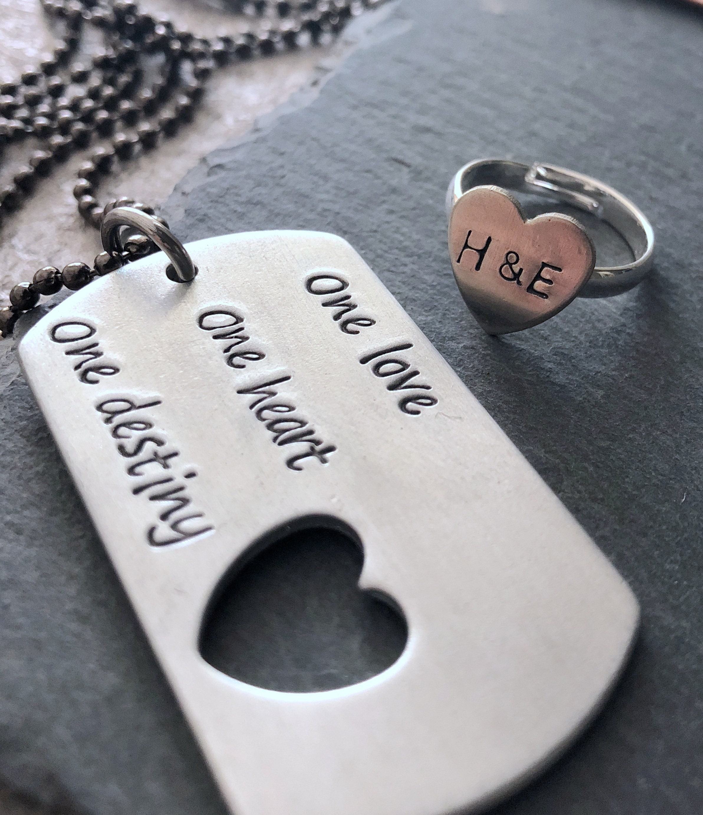 Customized Couple Matching Jewelry, Personalized Couples Jewelry ...