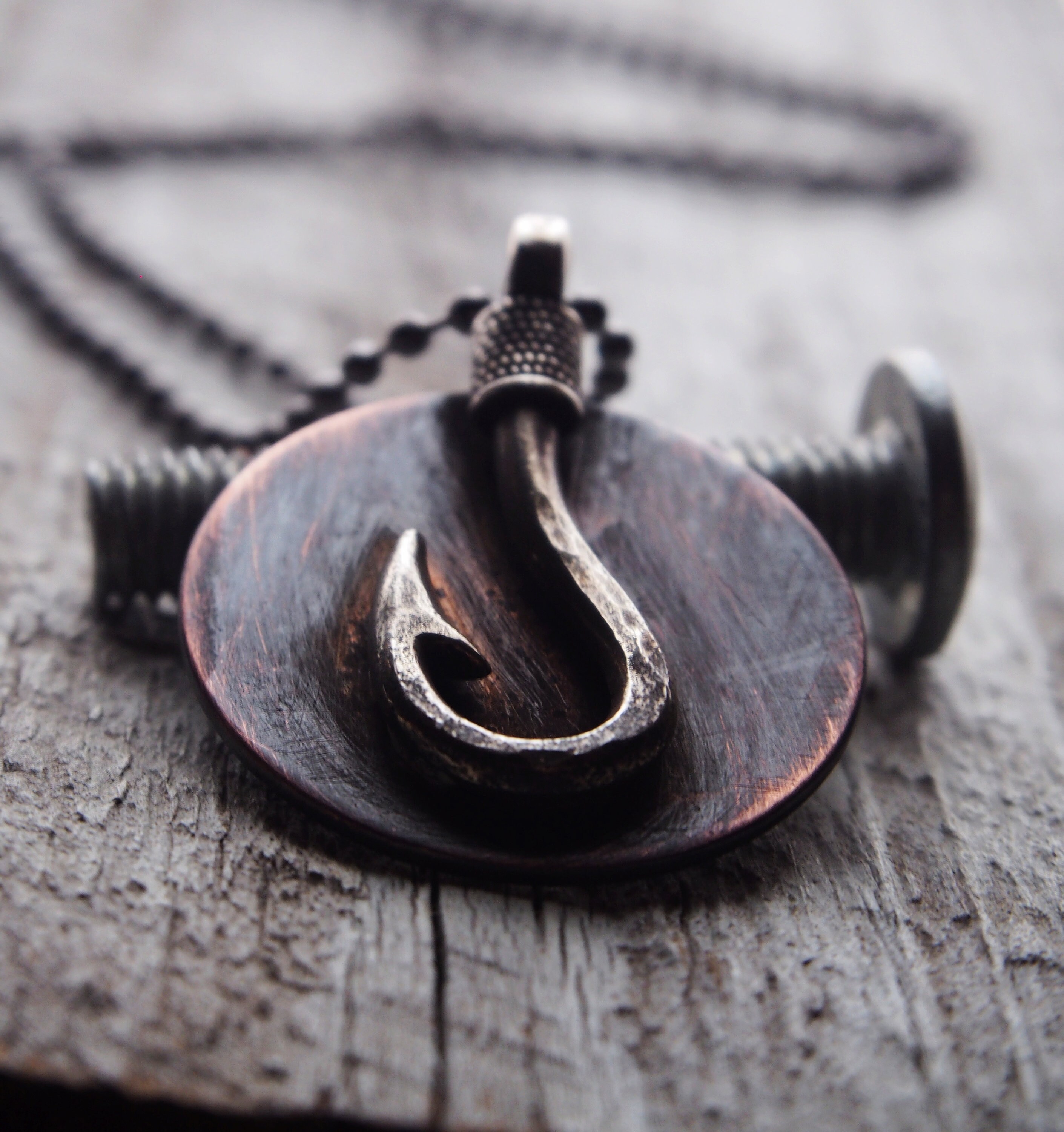 Hook Necklace Men, Boyfriend Necklace, Hike Lover Gifts, Husband, Dad ...