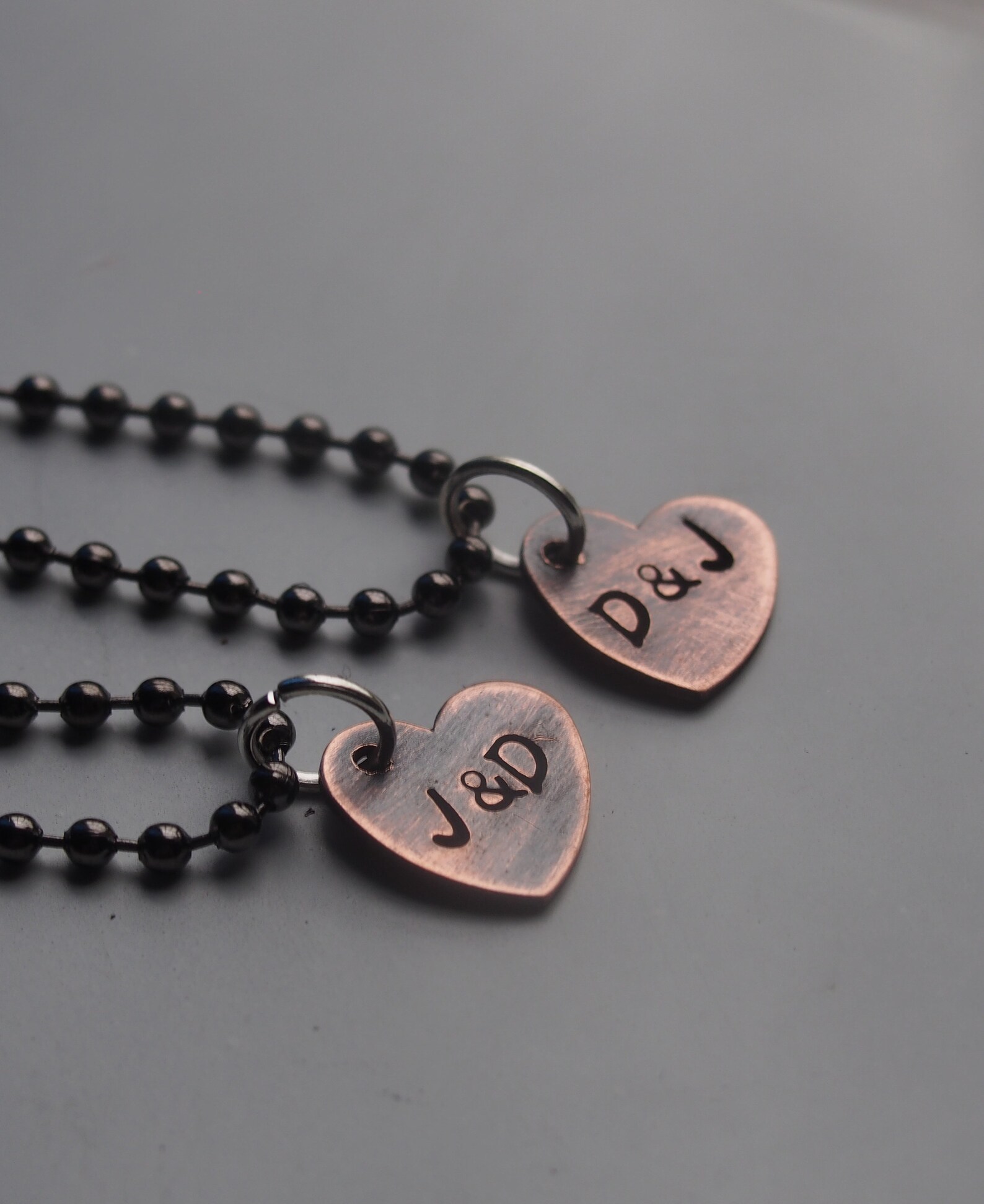 Customized Couples Necklaces, Personalized Necklace, Custom Initial ...