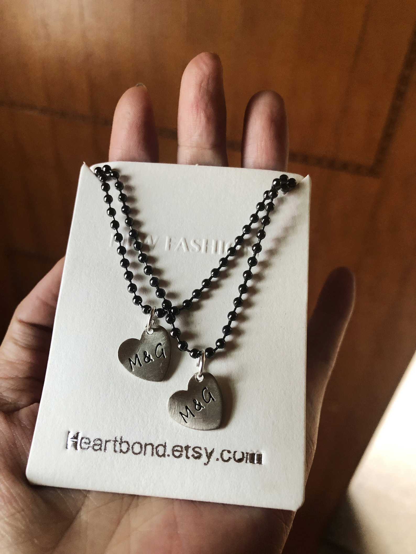 Customized Couples Necklaces, Personalized Necklace, Custom Initial ...