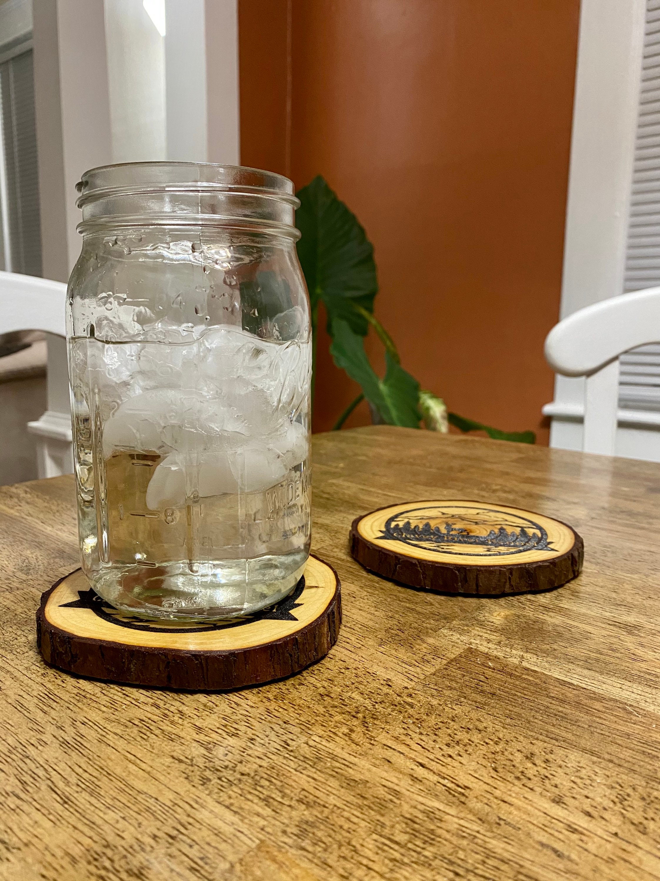 Custom Drink Coasters With Your Company Logo or Slogan Laser - Etsy