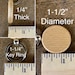 Bulk 1.5" Tuit Wood Keychain; When I Get a Round Tuit - Etsy