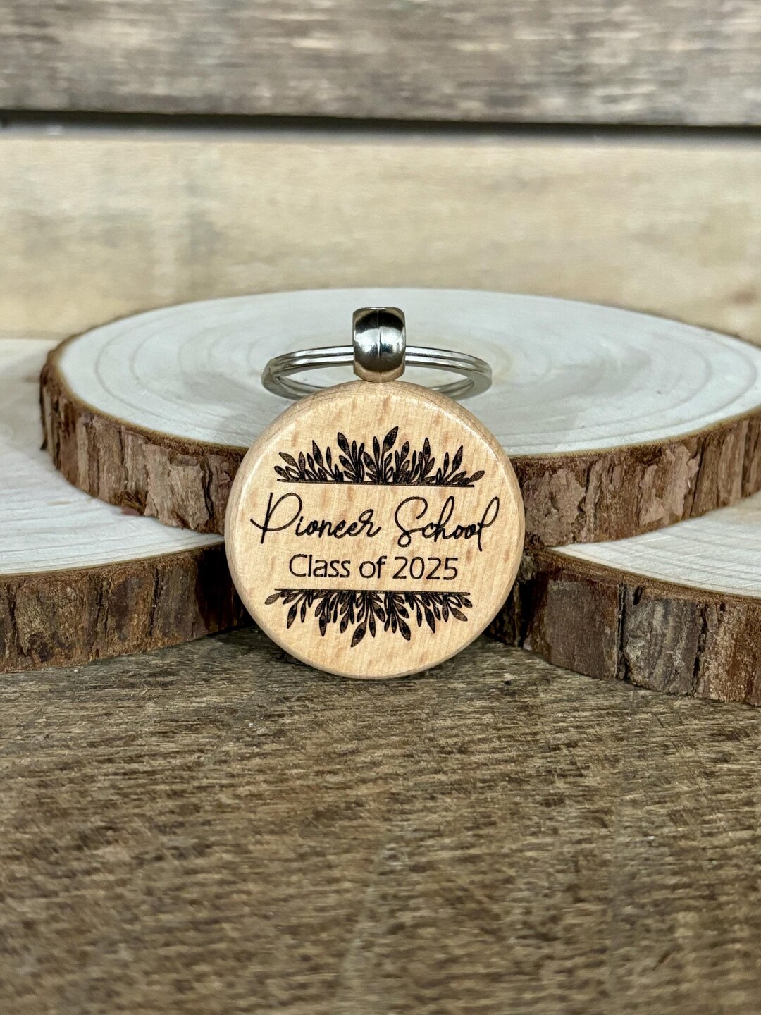 2025 Pioneer School Wood Keychain - Pioneer School Gift - Etsy