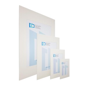 Photo/picture Mounts Size 30x40cm to Fit Image 25x35cm in White, Black ...