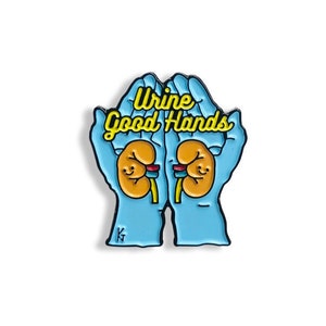 Urine Good Hands Kidney Transplant Pin- Urology/ Kidney Failure ...
