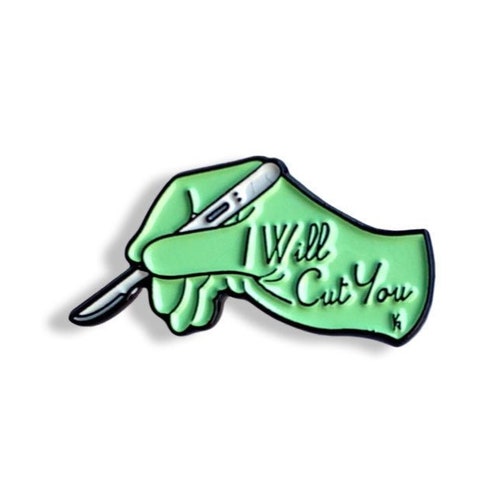 I Will Cut You Sticker Medical Gifts/ Sticker/ Medicine/ | Etsy