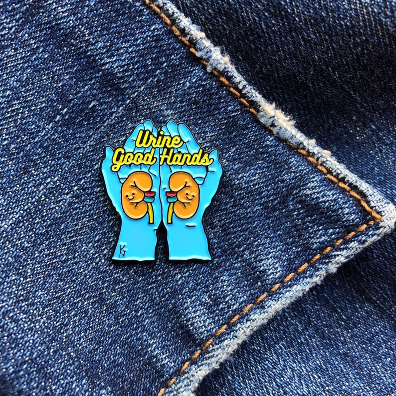 Urine Good Hands Kidney Transplant Pin Urology/ Kidney - Etsy Australia