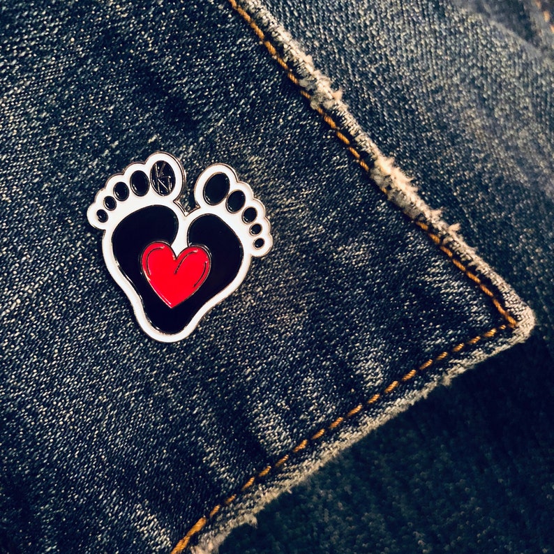 Foot Heart Pin- Podiatry/ Medical/ Doctor/ Health/ Holiday Gift ...