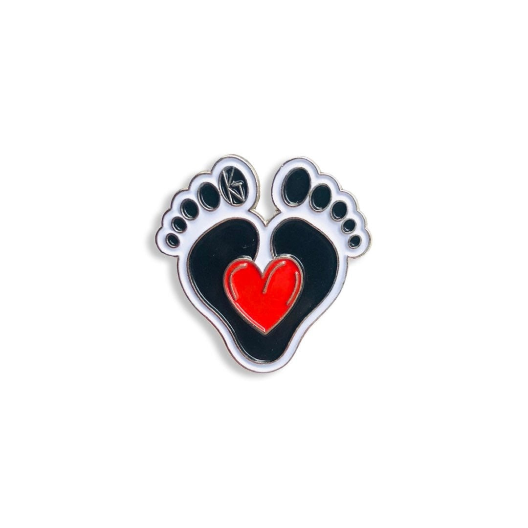 Foot Heart Pin- Podiatry/ Medical/ Doctor/ Health/ Holiday Gift ...