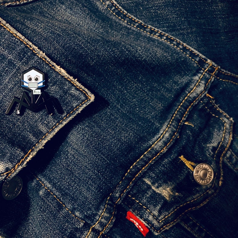 Virus Pin Infectious Disease/ Bacteria /medipins /medipin - Etsy