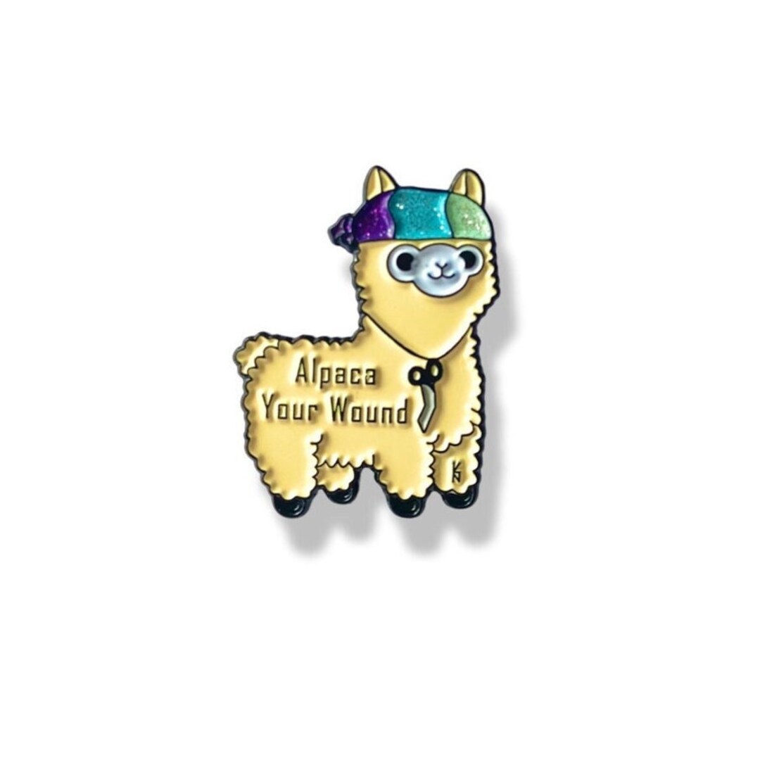 Dr. Jen Alpaca Pin - Alpaca Pin/healthcare /wound Care/ Nurse/medical ...