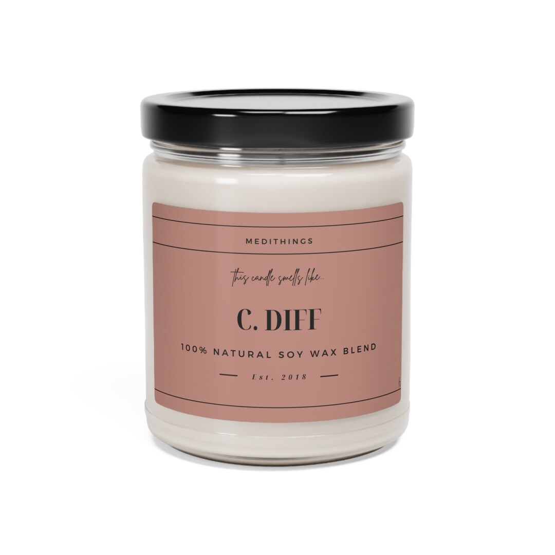 C. Diff Soy Candle 9oz- Nasty Candle, Medical Humor, Hospital Smells ...