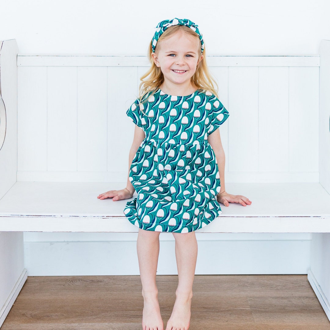 Girls Boxy Style Dress Kids Dress Organic Kids Dresses Handmade Dress ...