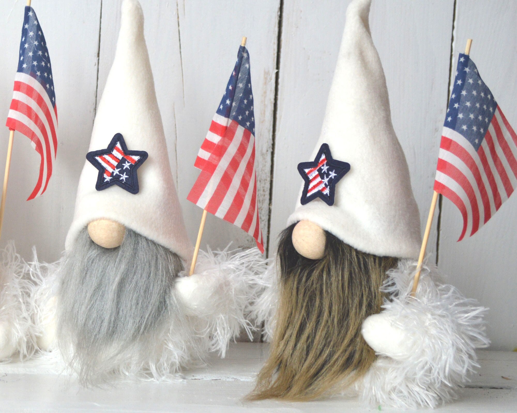 American Patriotic Gnomes Independence Day 4th of July | Etsy