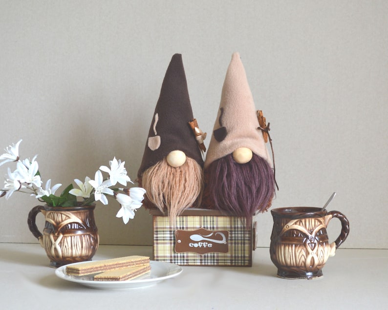 Coffee Gnomes Coffee Bar Gnome Cappuccino coffee Coffee | Etsy