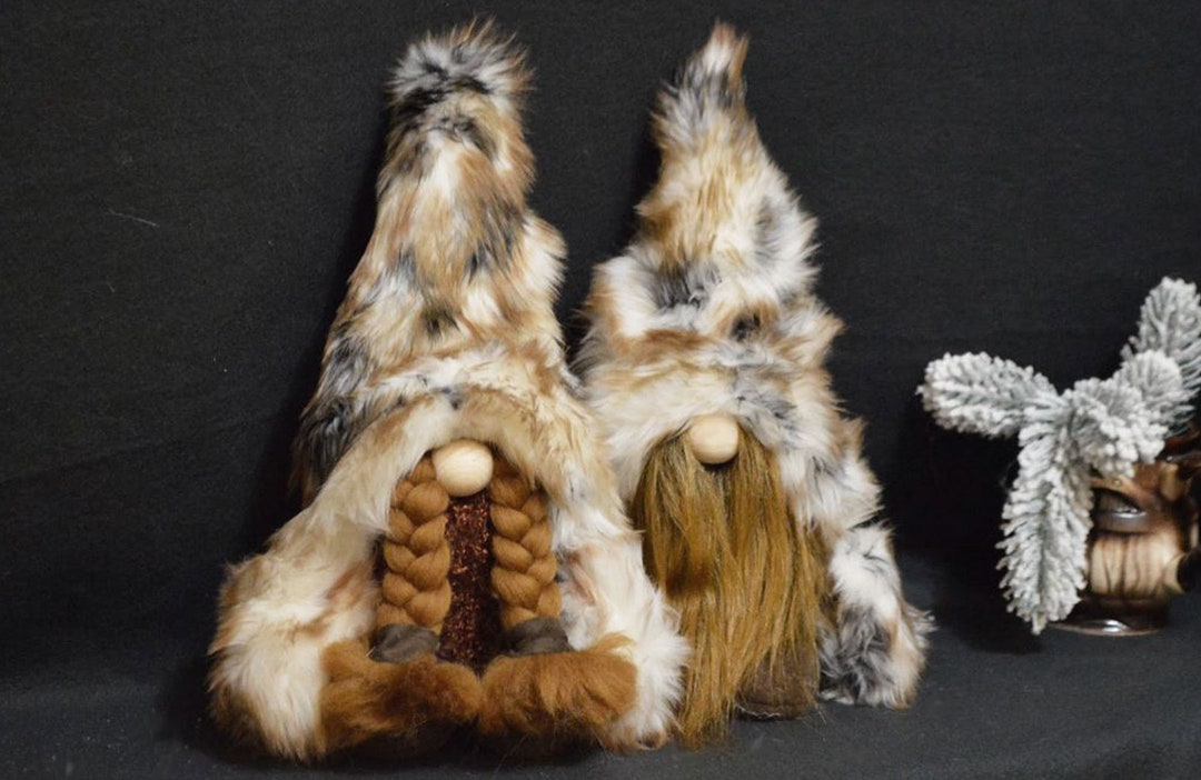 Soft and Plump Gnomes for Home Decor, Forest Gnome, Winter Holiday ...