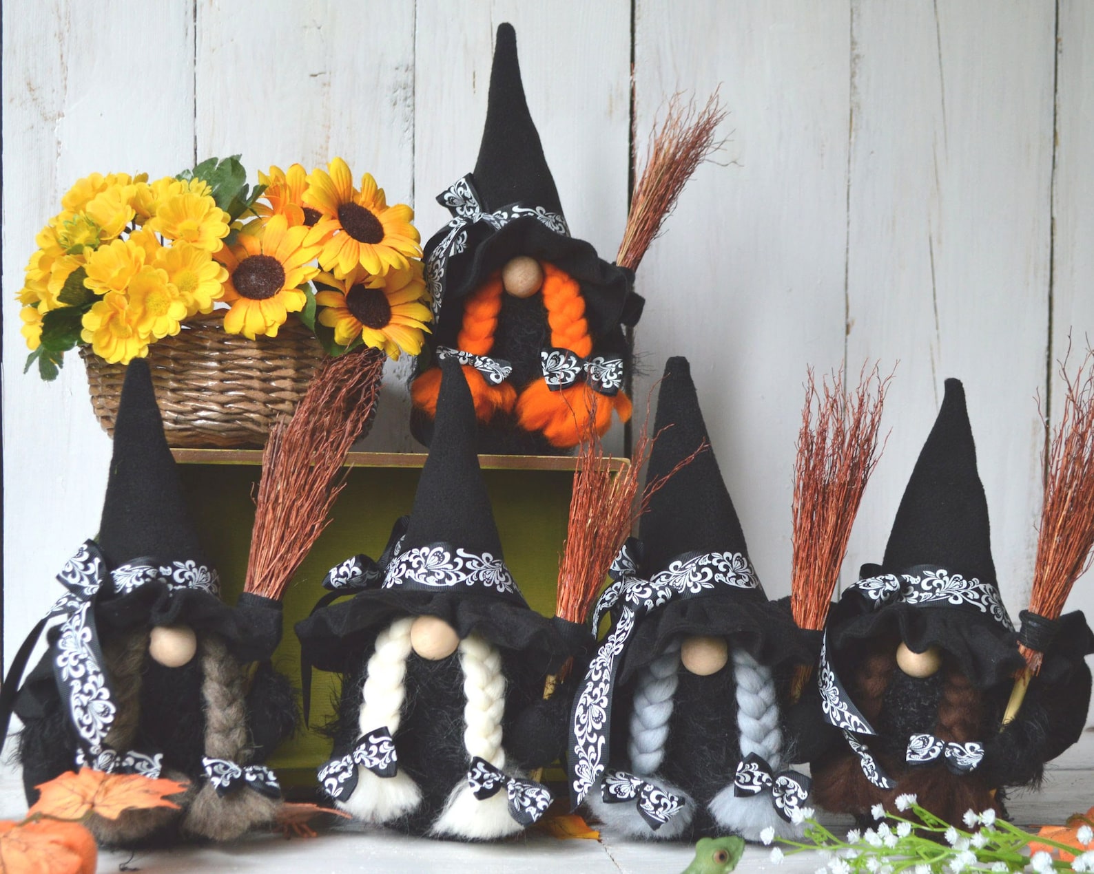 Good Luck Witch Halloween Witch Gnome Home Mascot Kitchen - Etsy