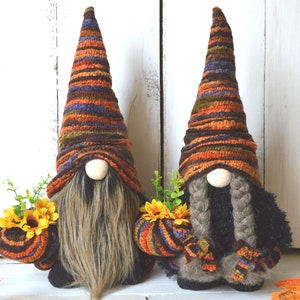 Halloween Decor Autumn Gnomes With Pumpkins, Fall Party, Farmhouse ...