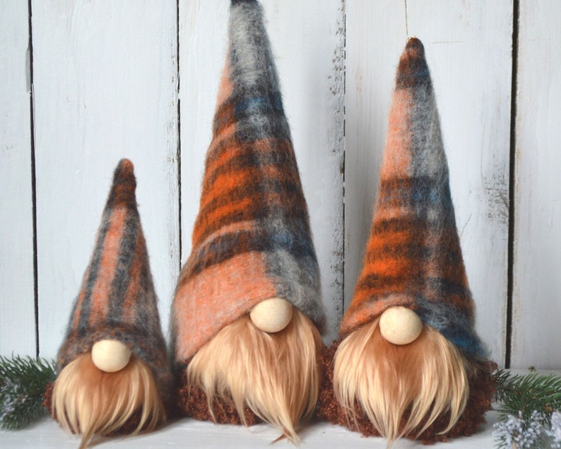 Gnome doll for good luck Set of gnomes Home gnome Tomte | Etsy